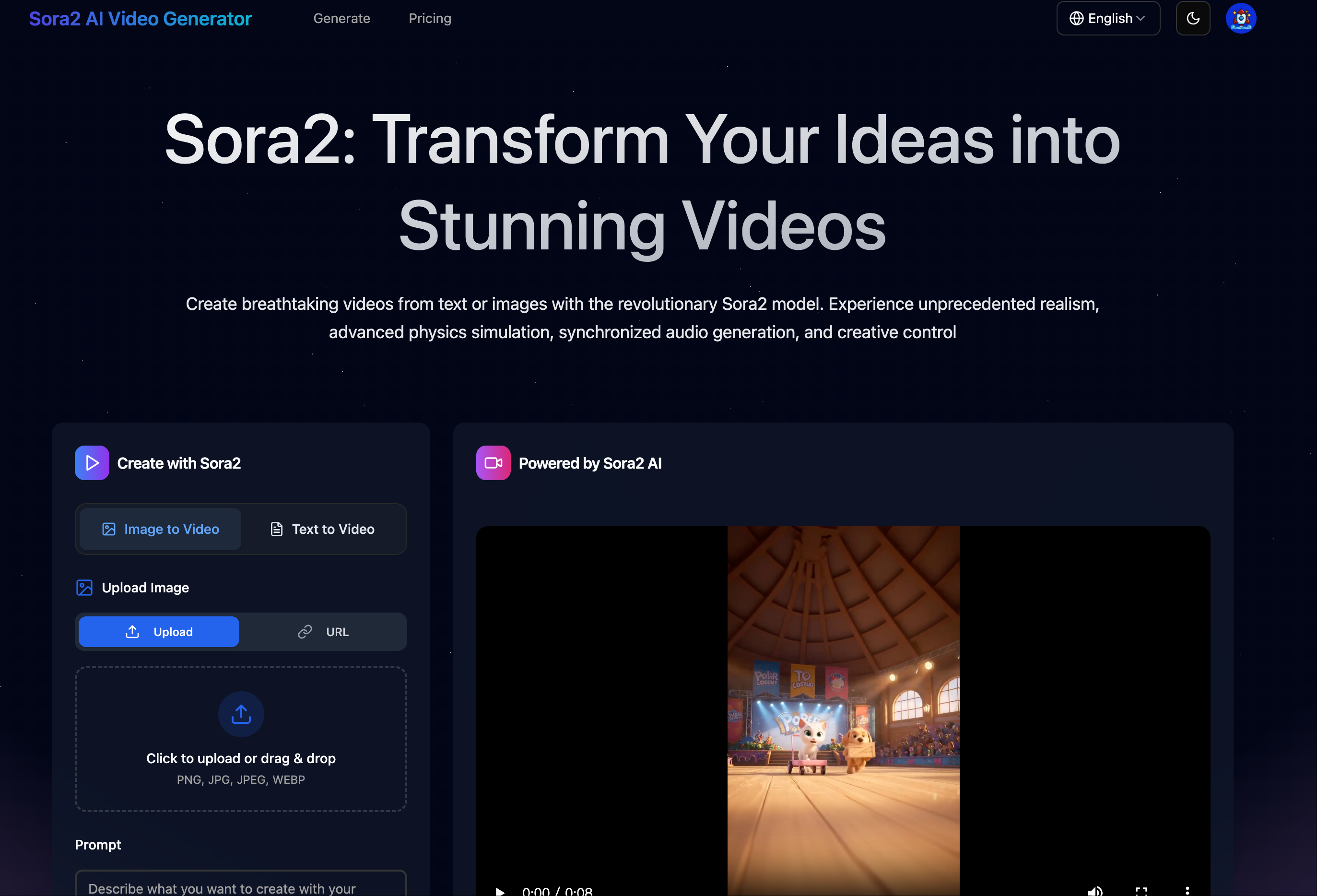 Sora 2 AI Video Generator